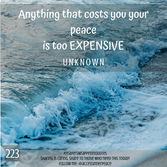 PWinQ #223: Peace is Expensive